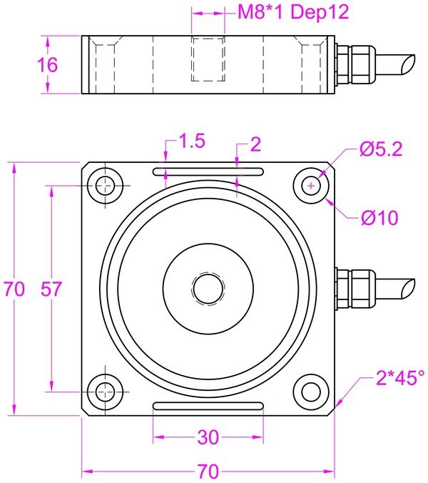 200kg Compression load cell 2000N compression force sensor 2KN 200kg Compression load cell 2000N compression force sensor 2KN