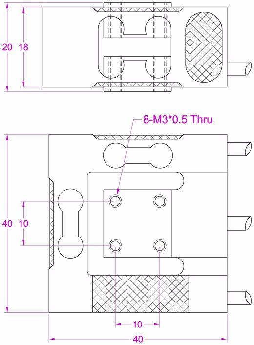 Multi-axis Load Cell|3-Axis Force Sensor|Triaxial Force Transducer