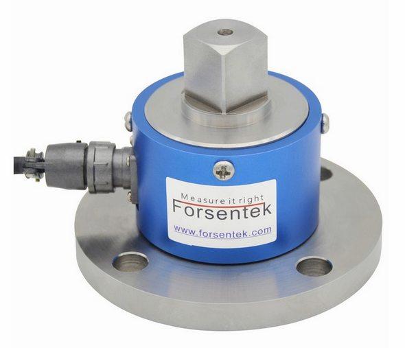 Square drive to flange reaction torque sensor torque transducer