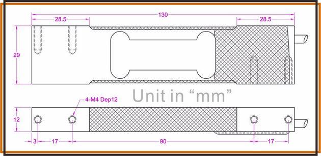 500g load cell 500 gram load cell 5N weight sensor