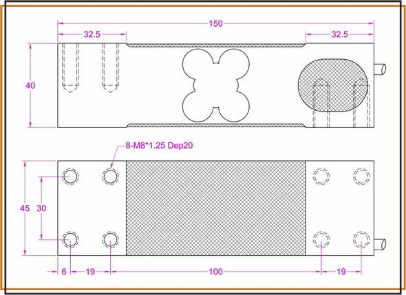 Weighing Sensor 100kg 200kg 350kg 500kg Load Cell For Beehive Scale