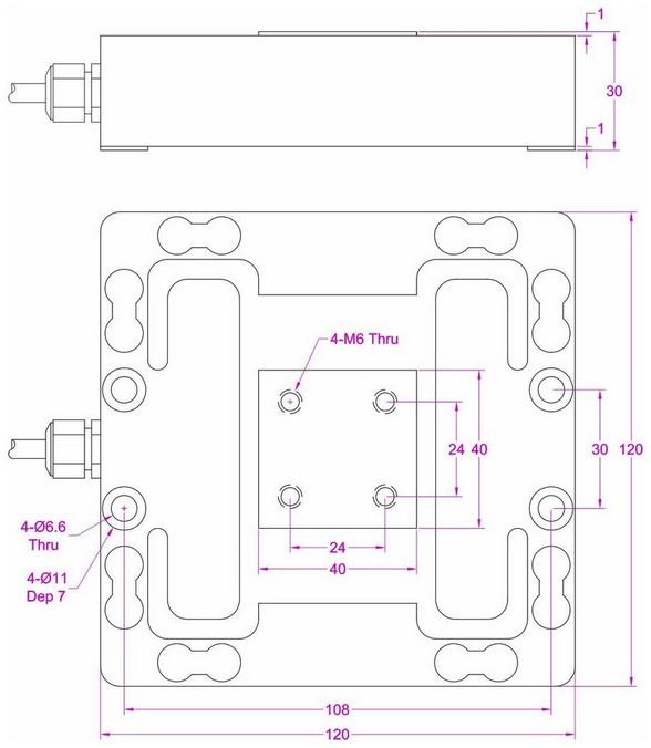 50kg Triaxial Load Cell 100kg biaxial load cell 200kg Triaxial Force ...