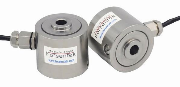Donut load cell 500kg 1000kg 2000kg through hole load cell customizable