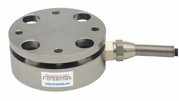 Flange type load cell for tension compression force measurement