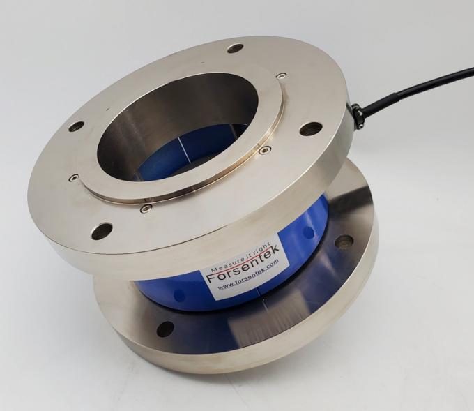 Hollow flange reaction torque transducer custom torque sensor through ...