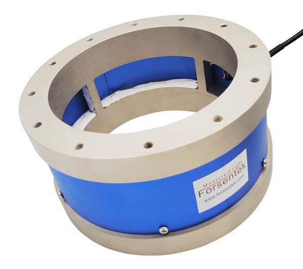 Flange to flange torque transducer Big through hole reaction torque meter