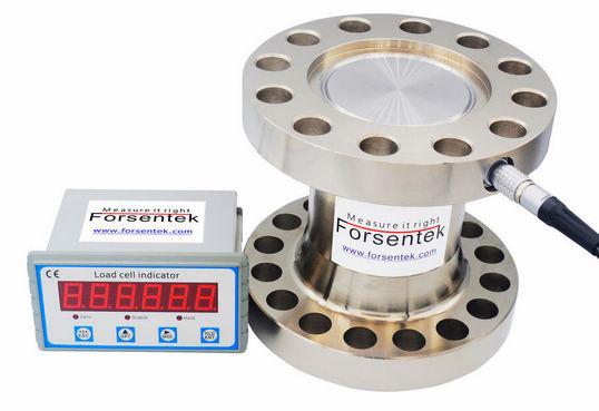 Flange Mounted Compression Load Cell 200 ton Cylinder Type Load Cell 100ton