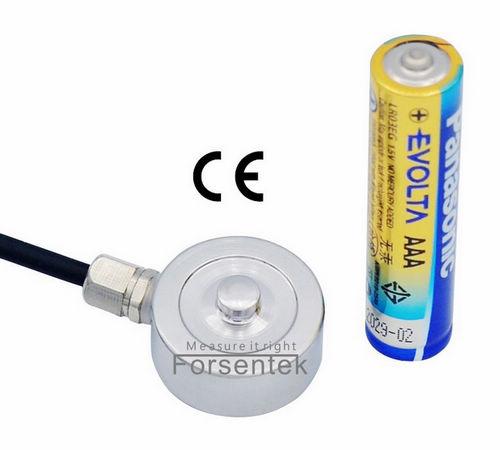 Small Load Button Load Cell 20kg Compression Force Measurement Sensor 200N