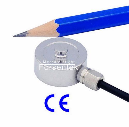 Small Compression Load Cell 50kg Miniature Compression Force Sensor 500N