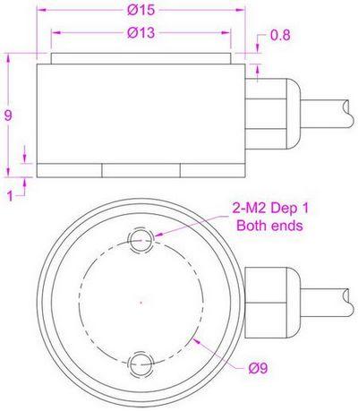 Clamping Force Sensor 2lb 5lb 10lb 20lb 45lbs Pinch Force Measurement ...