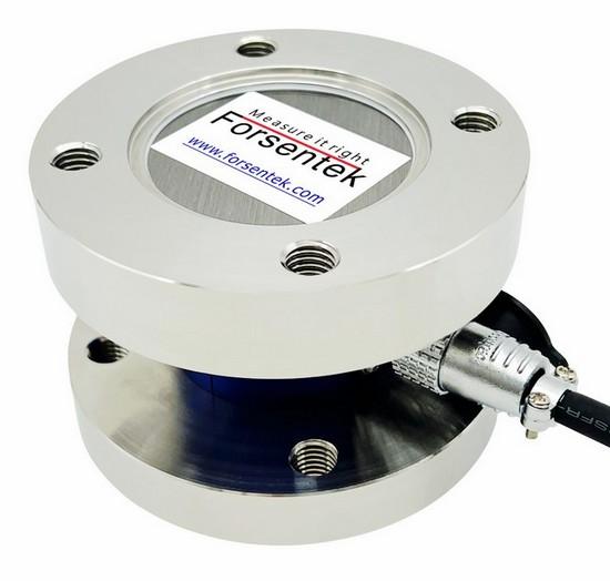 Flange Type Bi-axial Load Cell 0-10kN Thrust Torque Sensor 0-100Nm