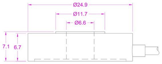 Miniature Donut Load Cell 5kg 10kg 20kg 50kg 100kg Washer Type Load Cell