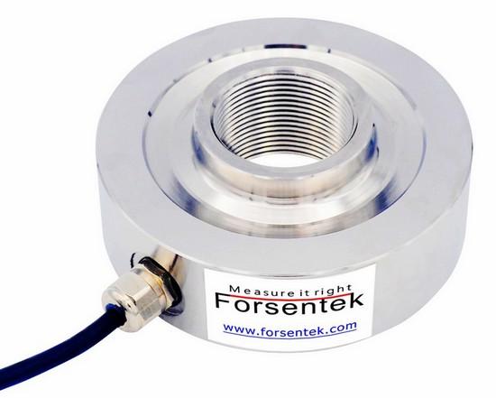 Pancake Load Cell 500kg 1000kg 2000kg M30 Threaded Hollow Sensor 3t 5t