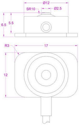 Small Size Button Type LoadCell 50kg 20kg 10kg 5kg Clamping Force Load Cell