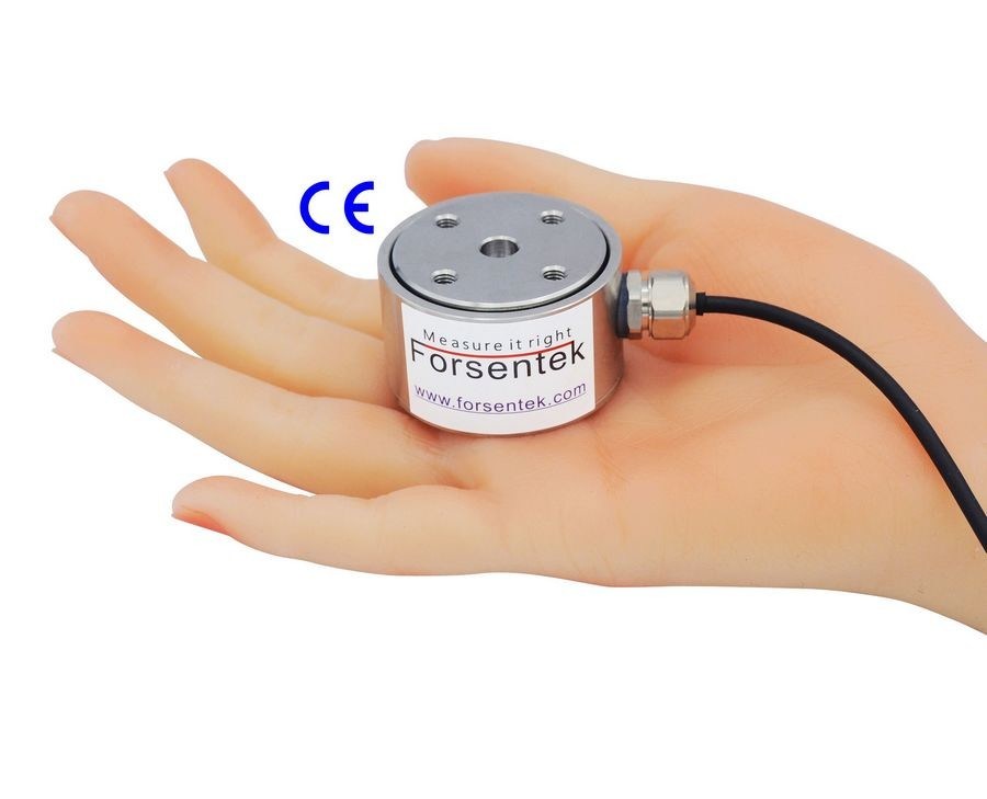 Flange Mounted Load Cell 20kg Thrust Force Sensor 200N Press Force ...