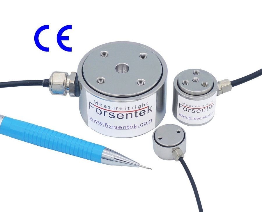 Flange Load Cell 200kg Compression Sensor 2kN Actuator Thrust Force ...