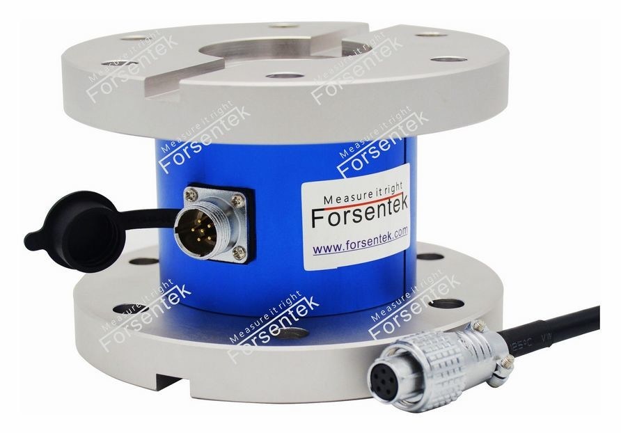 Hollow type torque meter flange to flange reaction torque sensor