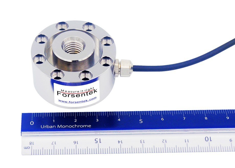 Pancake Load Cell With M10 Threaded Hole For Tension Compression Force ...