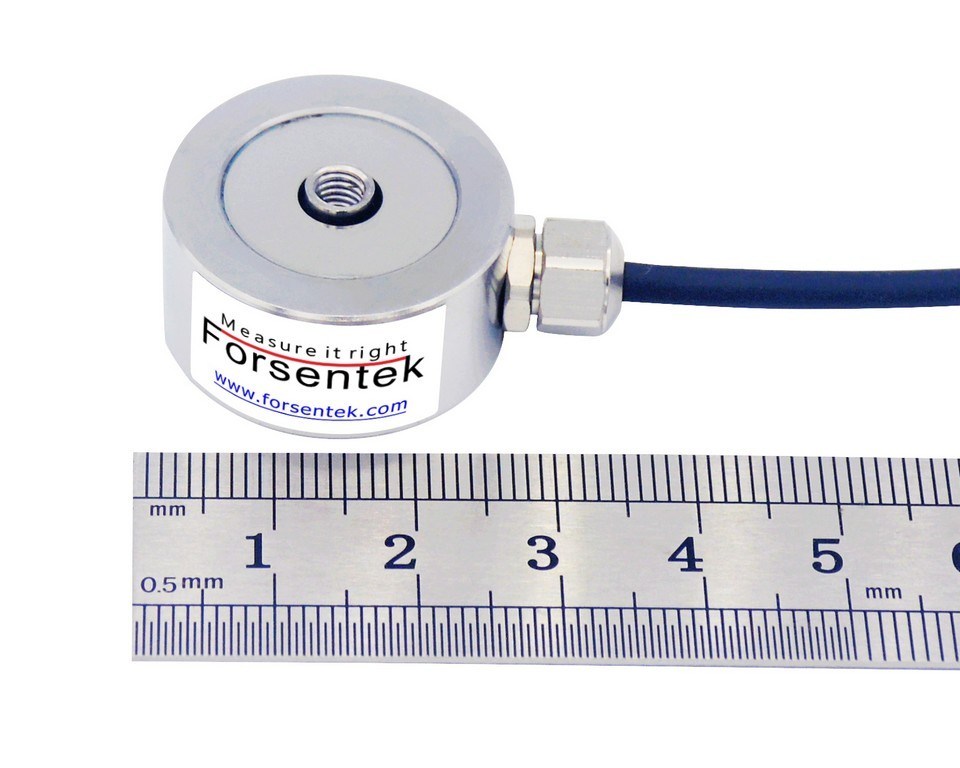 Miniature Force Sensor 1kN 500N Press In Force Measurement 100N 200N