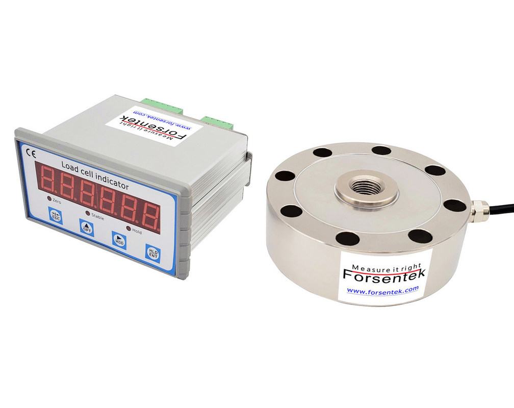 1 Ton 2 ton 5 Ton 10 ton 20 Ton 50 ton Pancake Load Cell With Readout