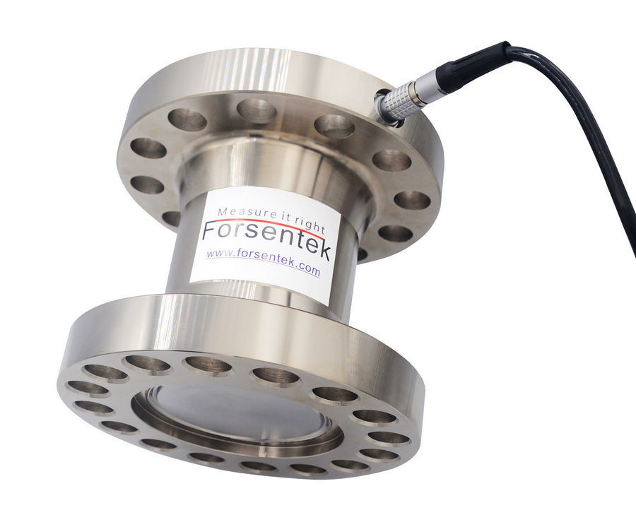 Column Type Force Transducer 5000kN Cylinder Compression force Sensor ...