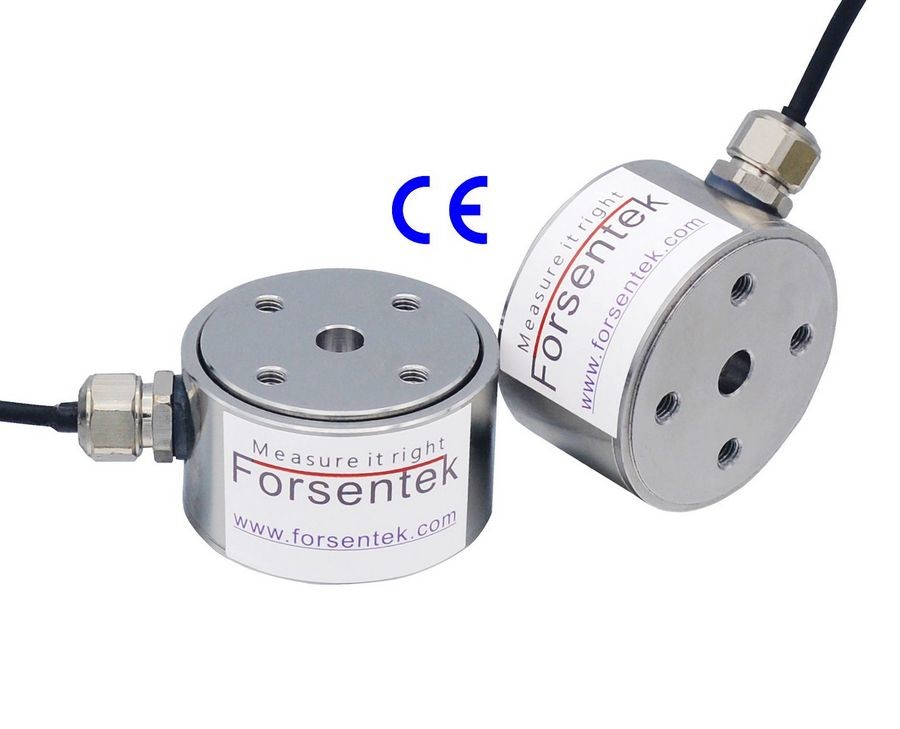 Flange to Flange Load Cell 500kg Press Force Sensor 5kN Thrust Force ...