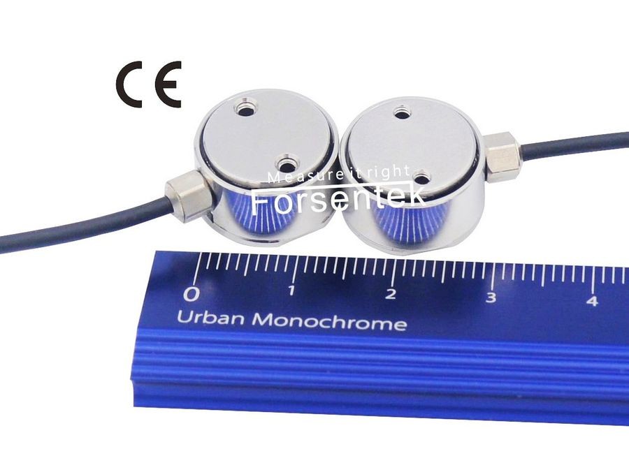 Miniature Compression Load Cell 1kg With Flanged Surface Micro ...
