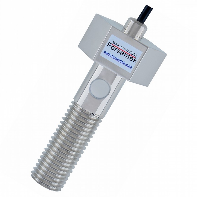 Bolt sensor bolt load cell for bolt fastening force measurement