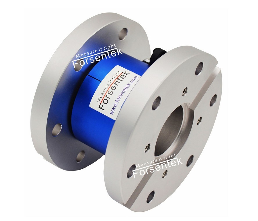 Hollow Flanged Reaction Torque Transducer 0-1000Nm Hollow reaction ...
